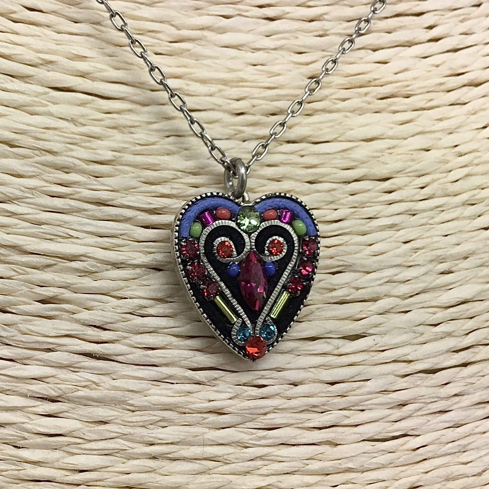 Firefly Garnet Heart Necklace – Utopianorthwest