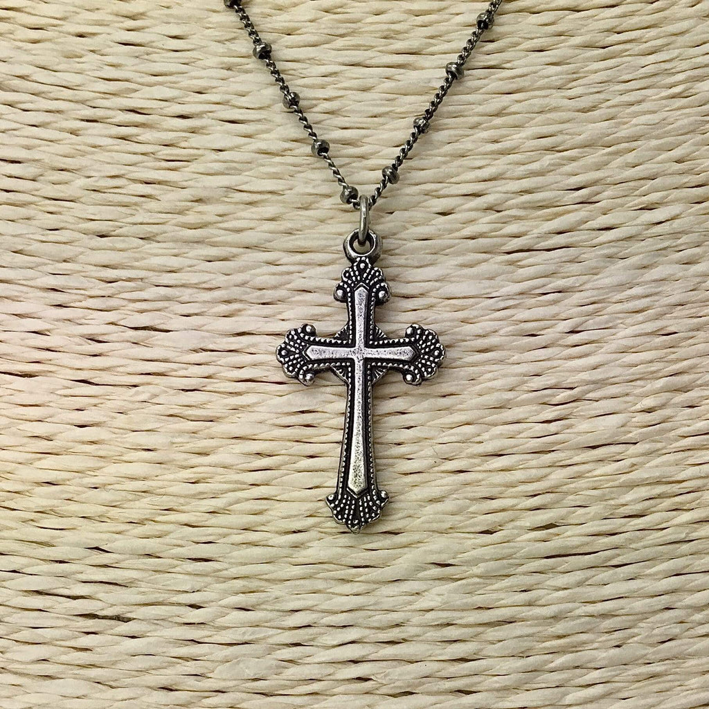 Simple Silver Cross – Utopianorthwest